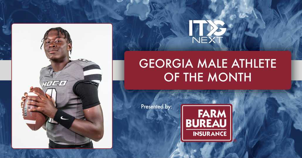 Houston County QB AJ Hill Named Georgia Male Athlete of the Month - ITG ...