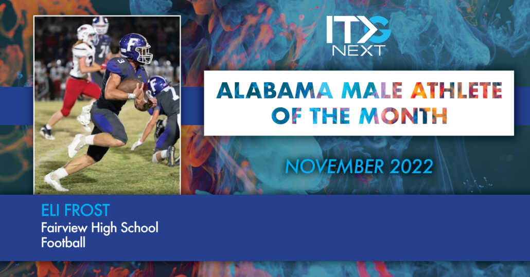 Fairview Running Back Eli Frost Voted Alabama Male Athlete of the Month ...