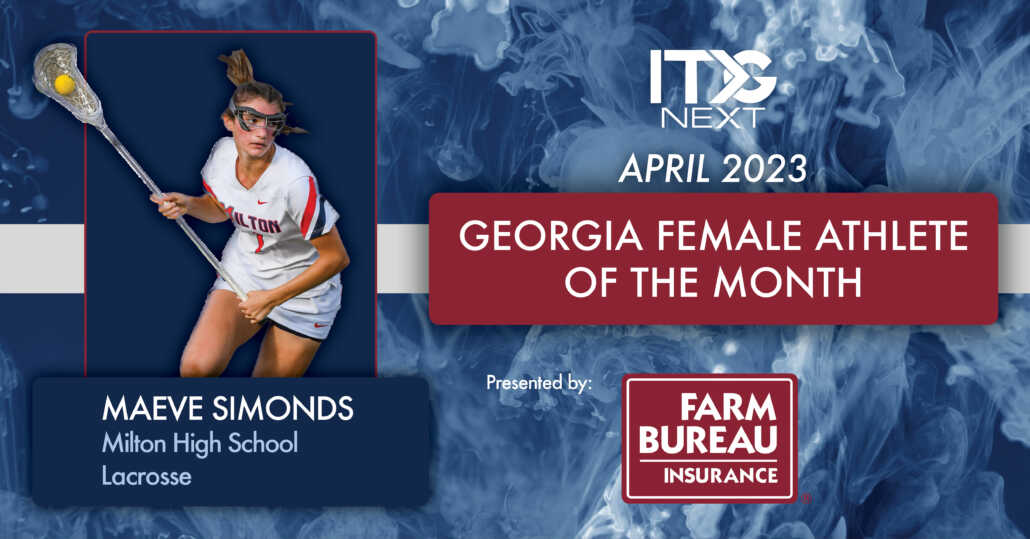 Milton Lacrosse Player Maeve Simonds Named Georgia Female Athlete of ...