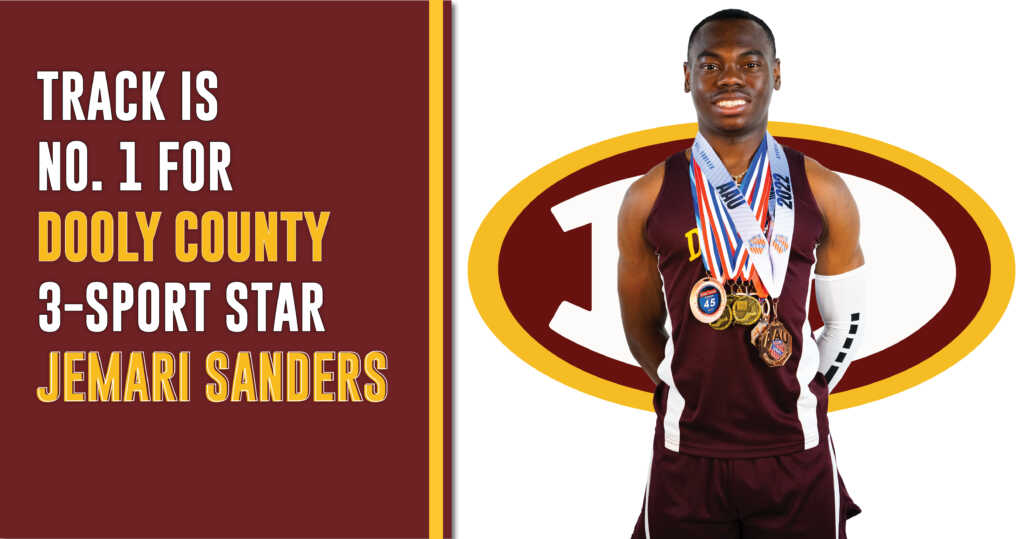 Track is No. 1 for Dooly County 3-Sport Star Jemari Sanders - ITG Next