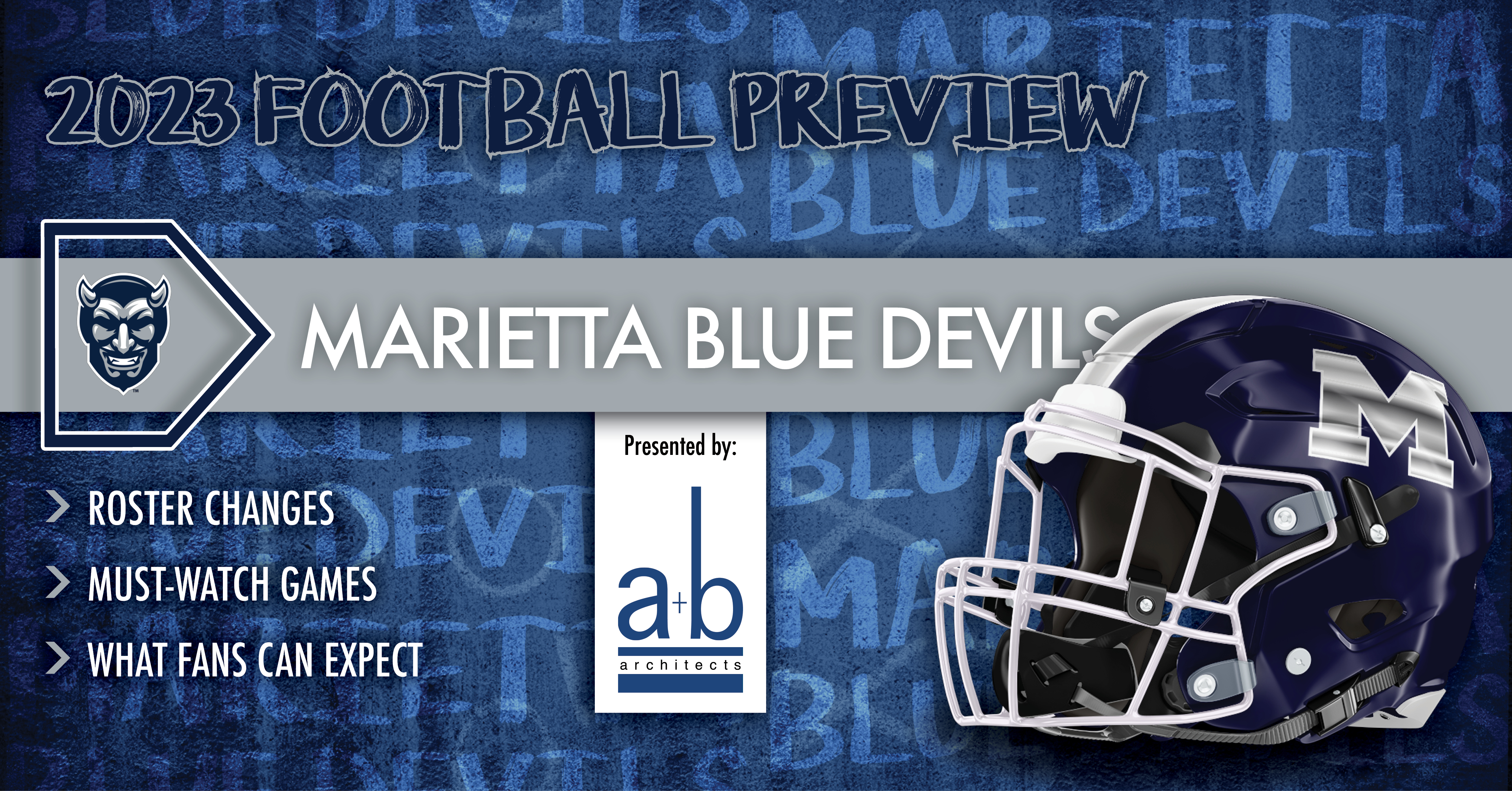 Marietta Football Logo