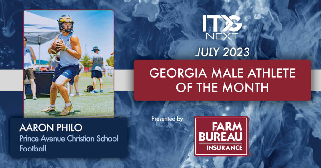 Prince Avenue Christian QB Aaron Philo Voted Georgia Male Athlete of ...