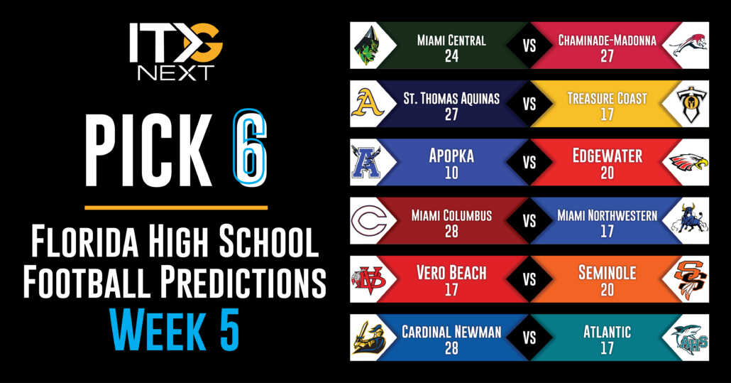 “Game of the Year” Highlights Florida High School Football Week 5 ...