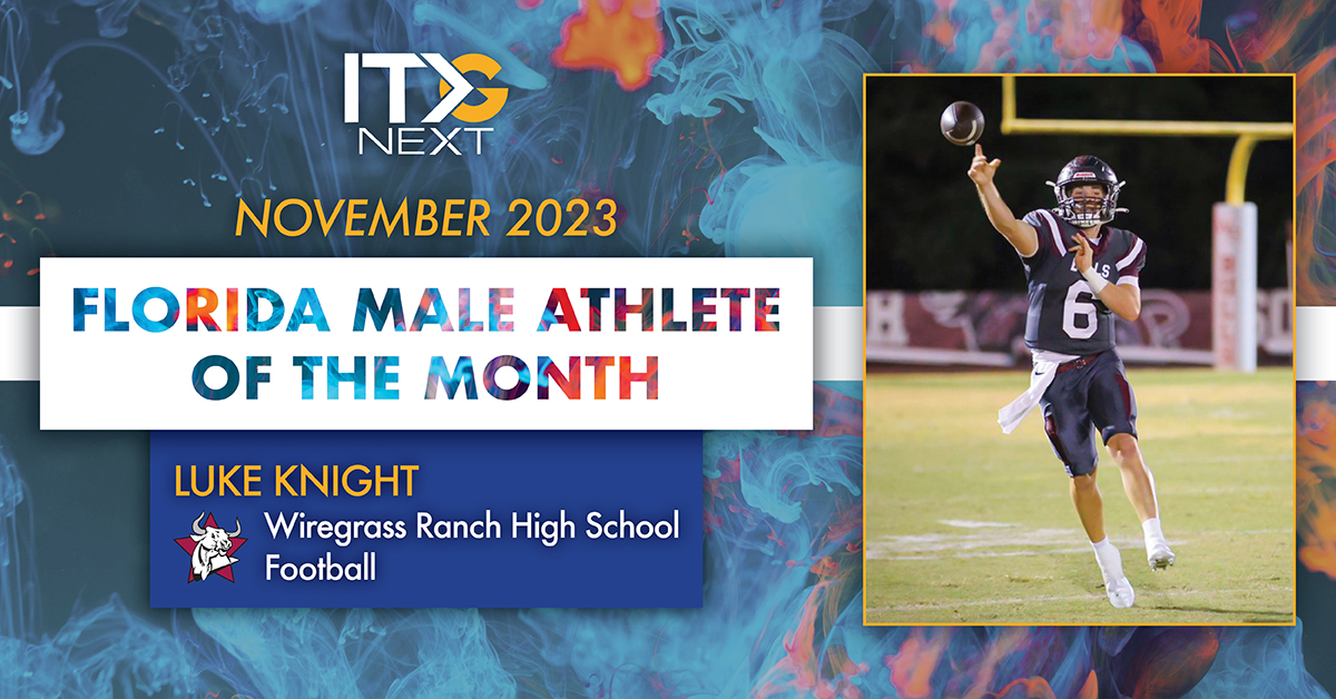 Florida Male Athlete of the Month: Wiregrass Ranch QB Luke Knight - ITG ...