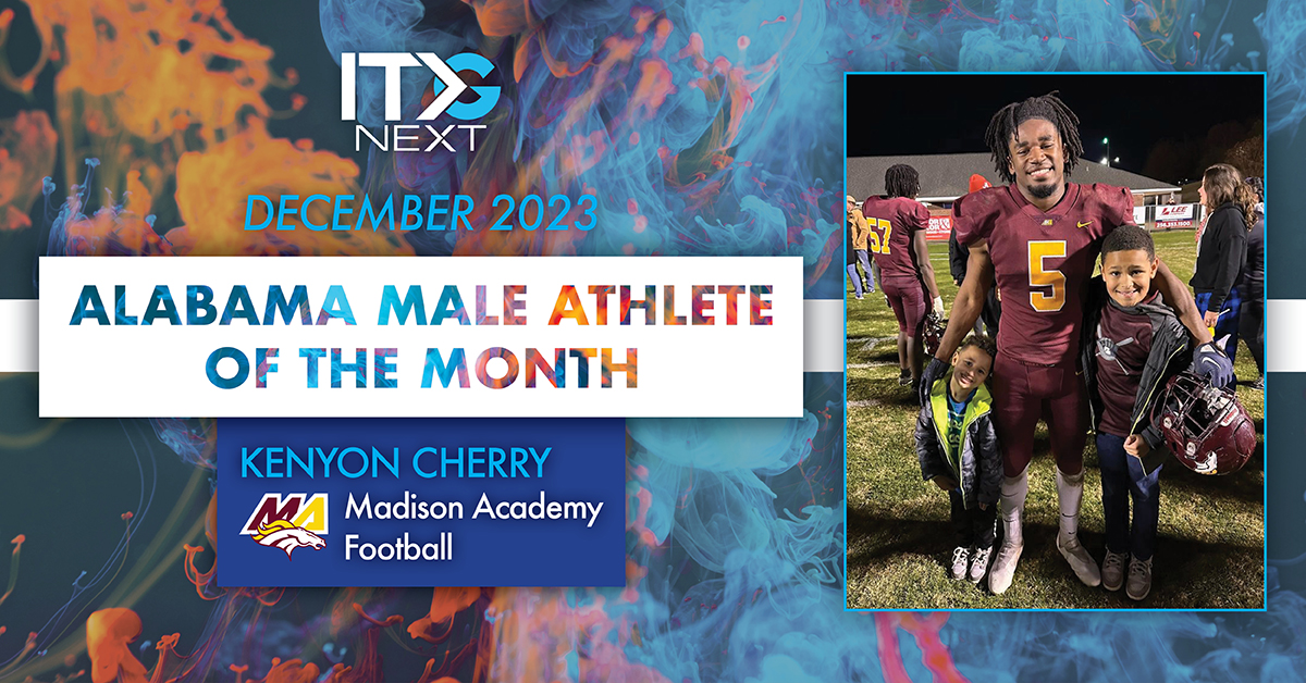 Alabama Male Athlete of the Month: Madison Academy RB Kenyon Cherry ...