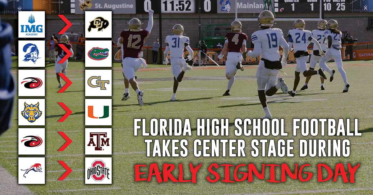 Florida High School Football Takes Center Stage on Early Signing Day ...