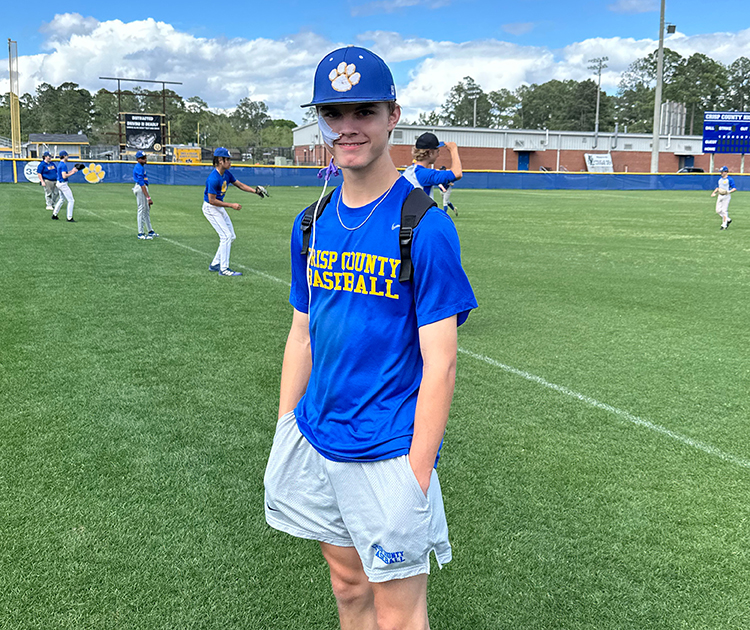 Crisp County Baseball Player Braiden Rouse Battling Through Crohn's Disease Diagnosis - ITG Next