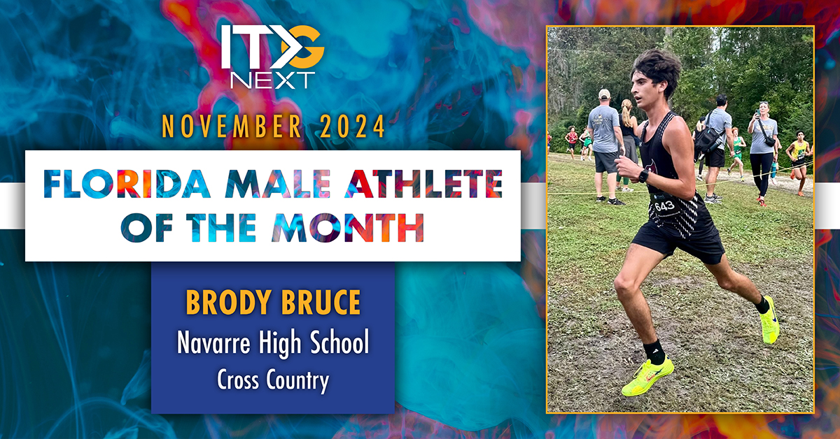 Navarre Cross Country Runner Brody Bruce Voted November 2024 Florida ...