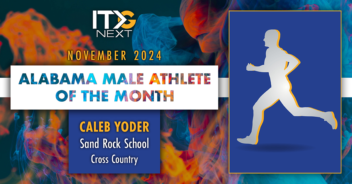 Sand Rock Cross Country Runner Caleb Yoder Voted November 2024 Alabama Male Athlete of the Month ...
