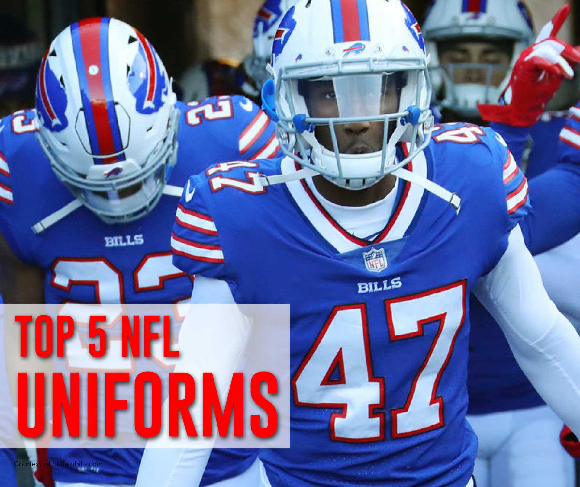 Top 5 NFL Uniforms - ITG Next