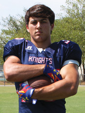 Knights linebacker leads in classroom and on field - ITG Next